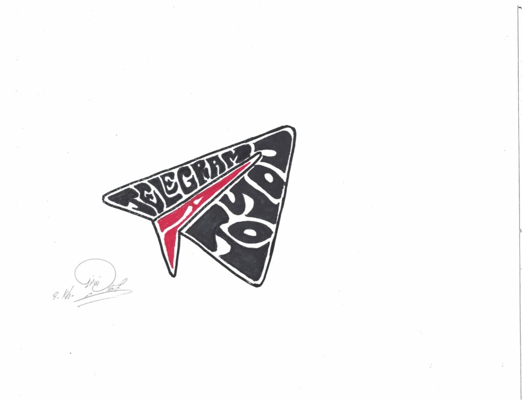 A Telegram To You Paper Airplane - Word Pictures by SKH